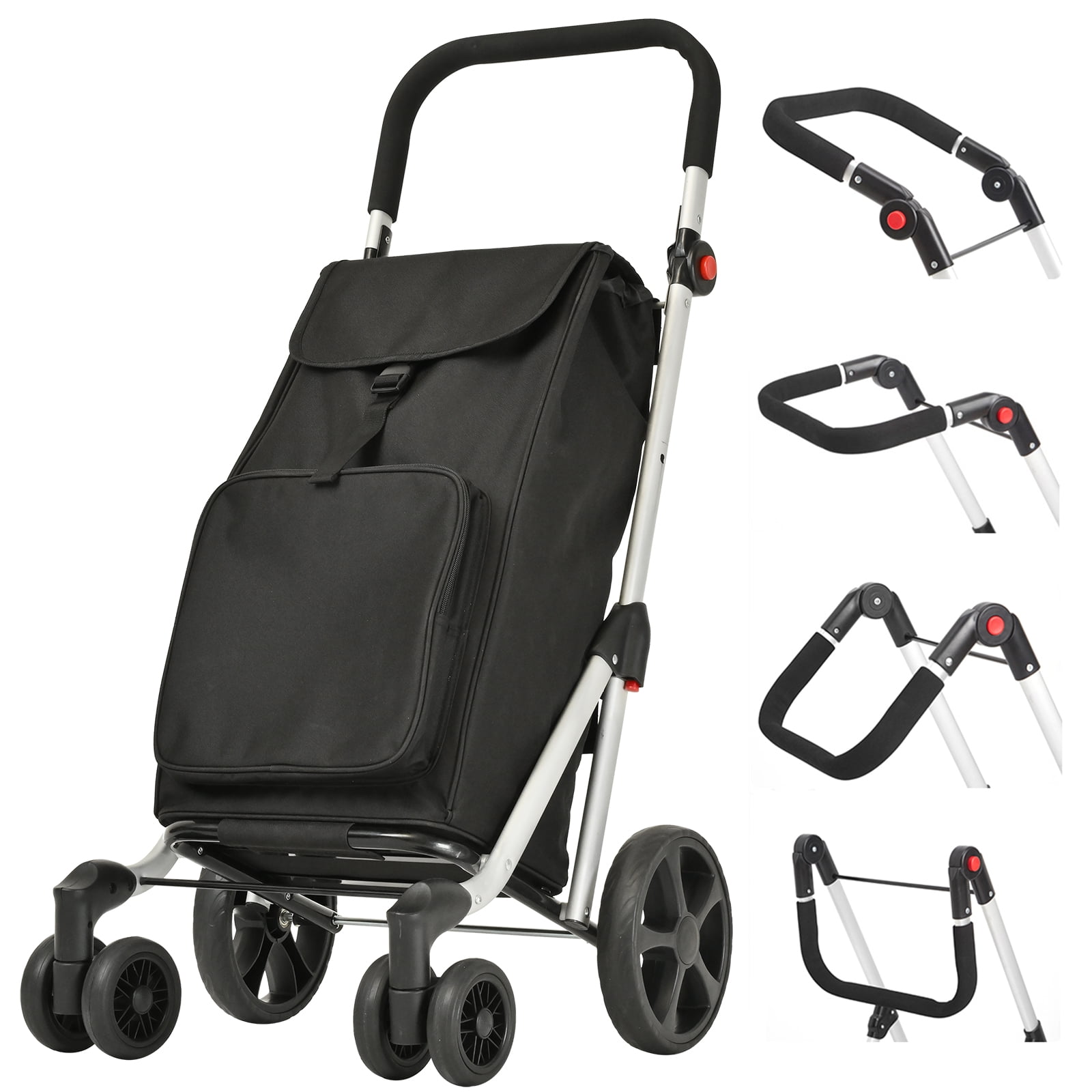 Click here for Leuya Abc Grocery Trolley  6 Wheel Shopping Trolle... prices