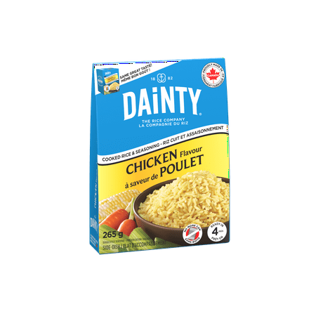 Dainty Cooked Rice & Seasoning - Chicken Flavour, Chicken Flavoured ...