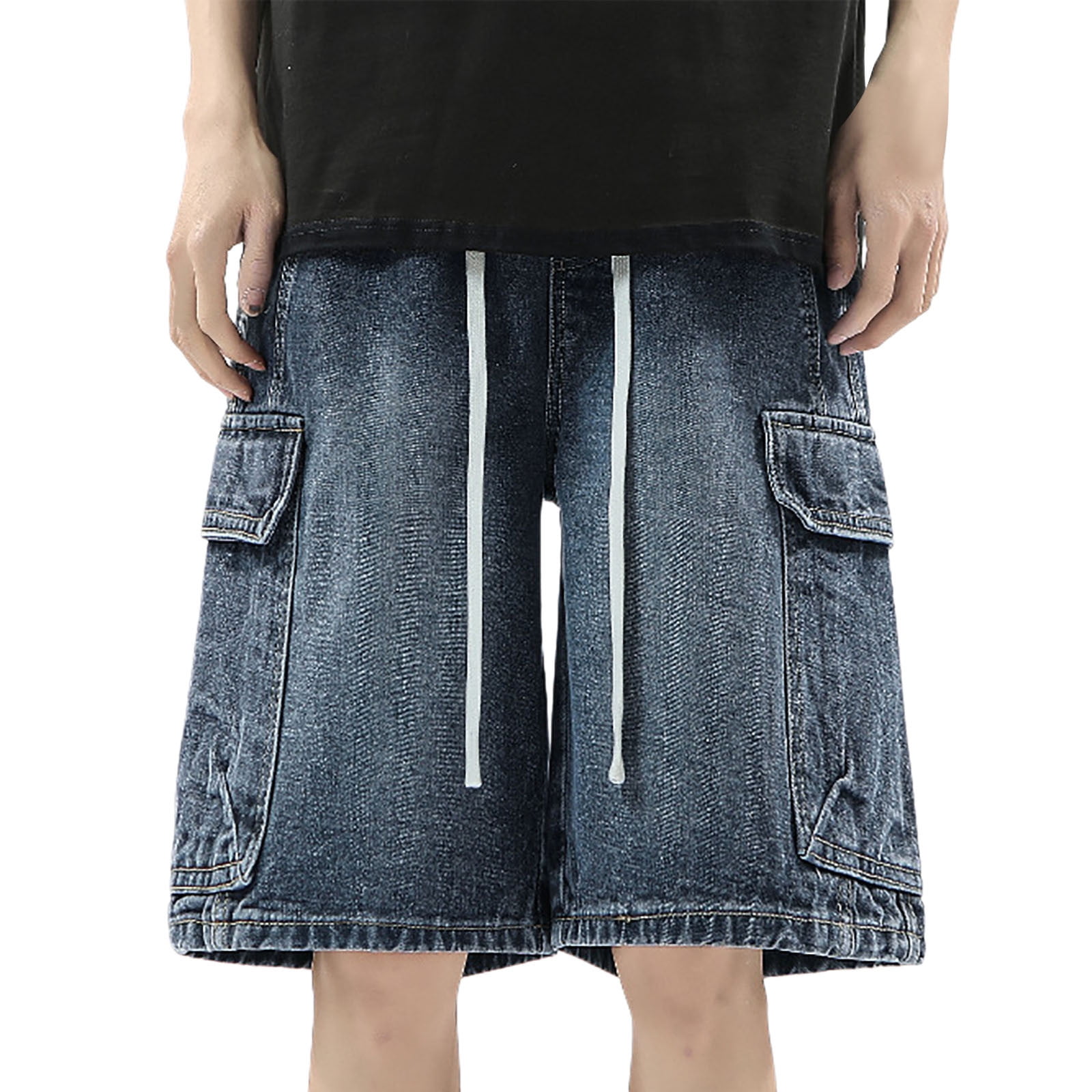 Click here for Chaochao Mens Stretch Denim Shorts With Elastic Dr... prices