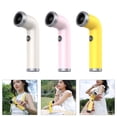 Bladeless Handheld Electric Fan With Digital Display Flexible Bendable ...