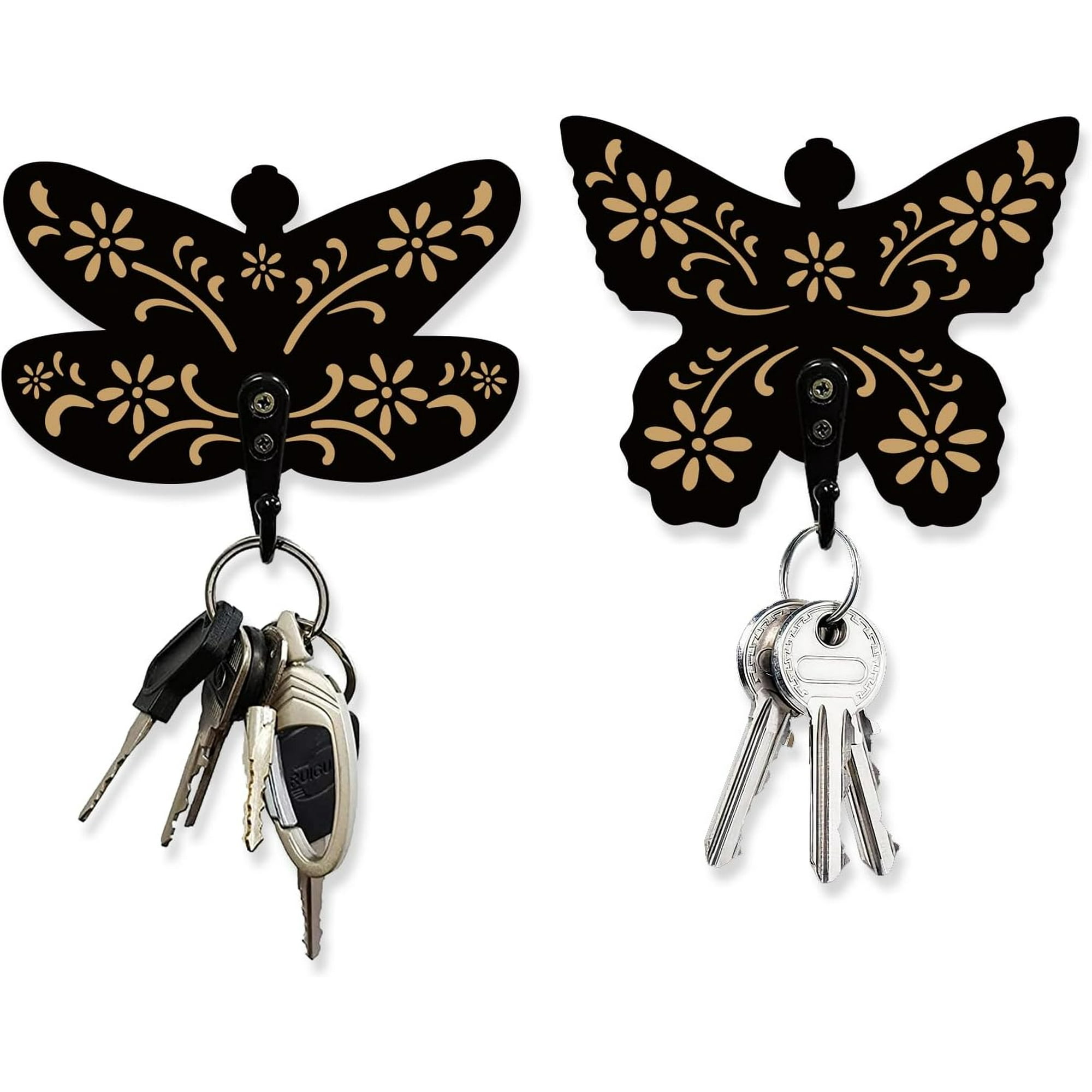 Click here for Nobrand 2 Sets Butterfly Dragonfly Key Holder Divi... prices
