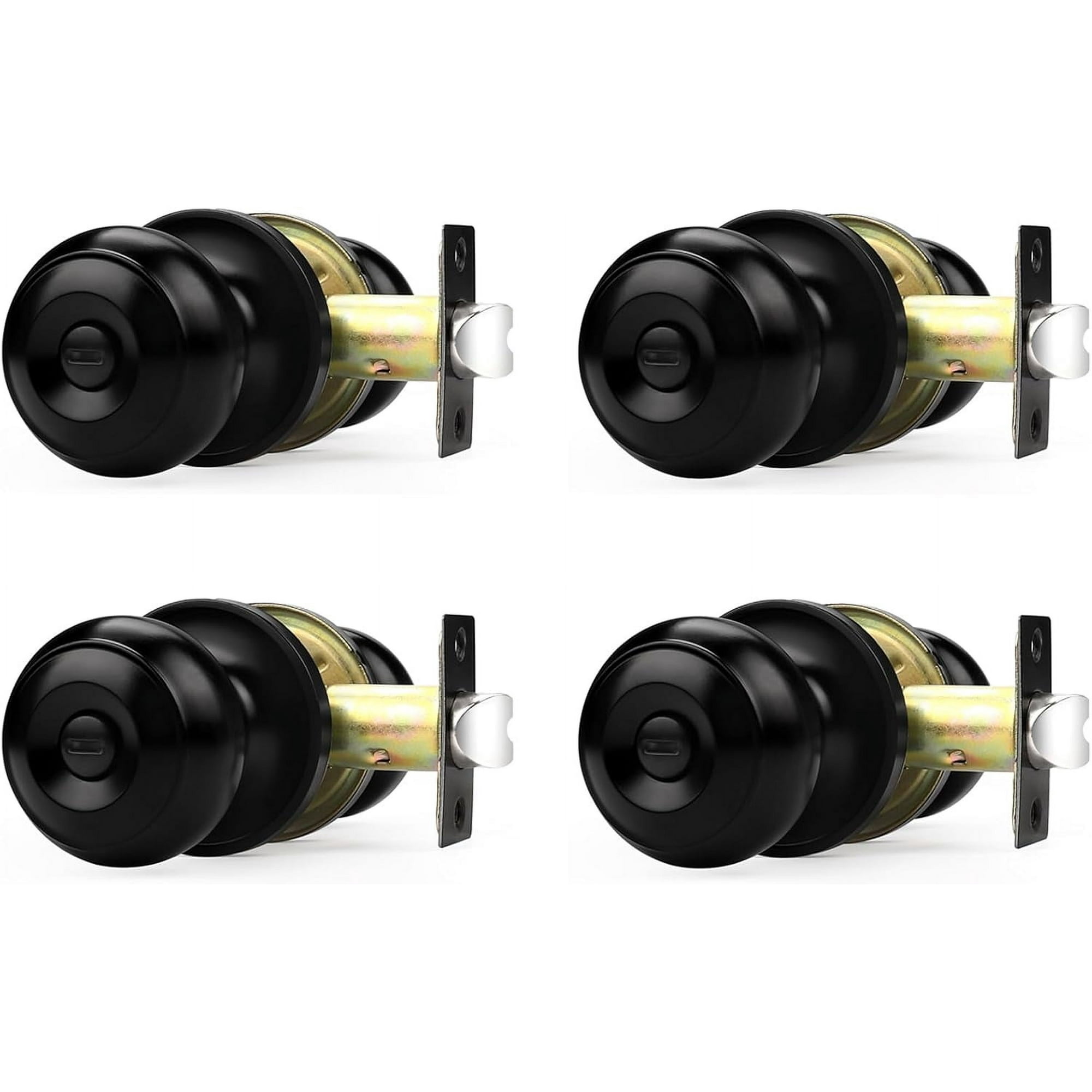 Click here for Free Fire Matte Black Door Knobs  Door Handles Wit... prices