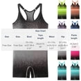 BLCHUNen Workout Sets for Women Gradient Color Gym Sets Summer Stretchy ...