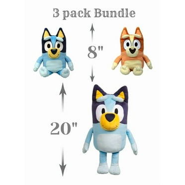 "Jumbo Soft Bluey My Size 32"" Stuffed Plush Animal Toy Unisex Gift ...