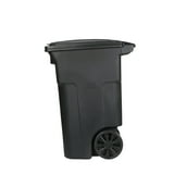 Toter 64 gallon black garbage can with wheels and lid - Walmart.com