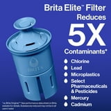 Brita Elite Long-Lasting Water Filter Replacement, Reduces Lead - 2 ...
