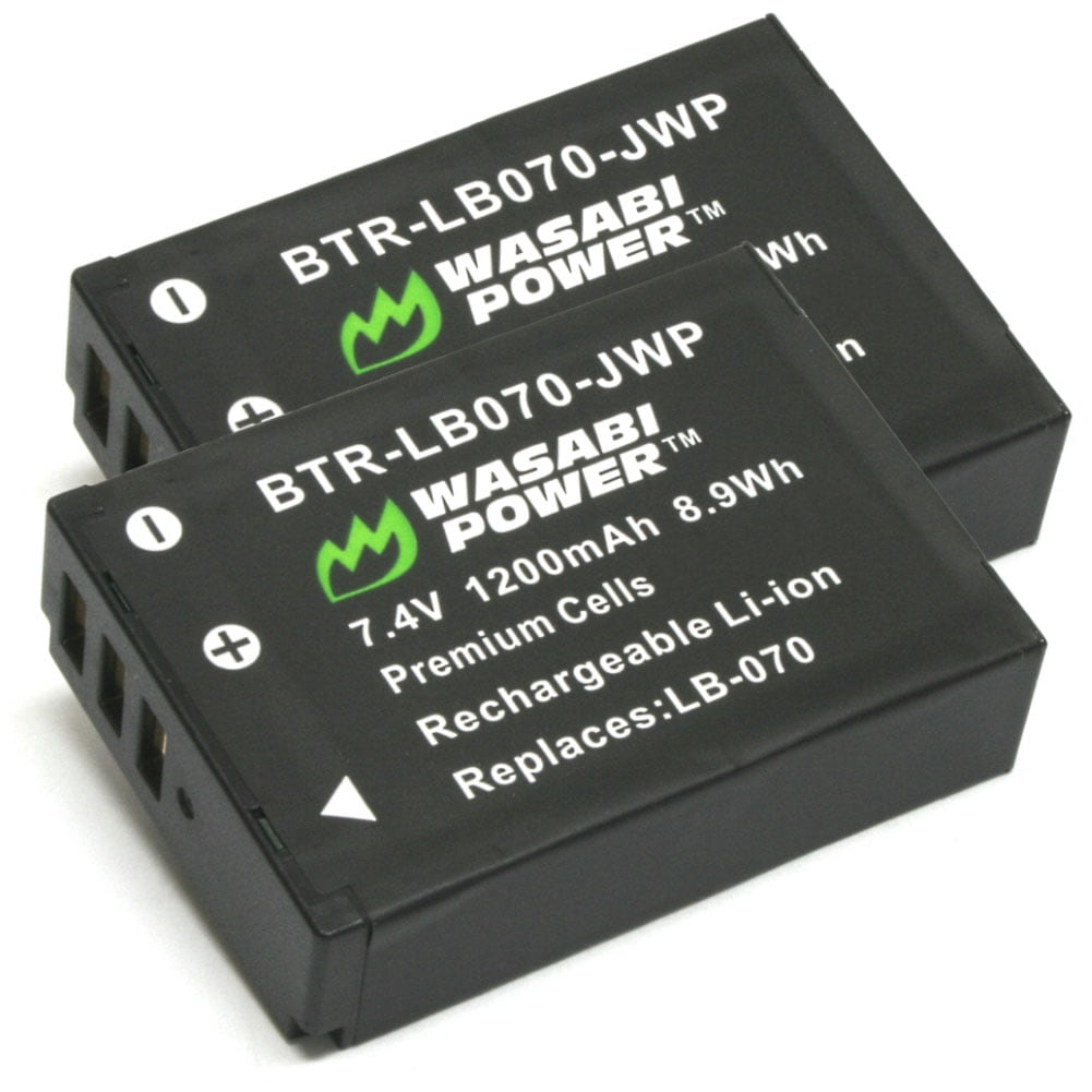 Wasabi Power Battery for Kodak LB-070 (2-Pack) - Walmart.com