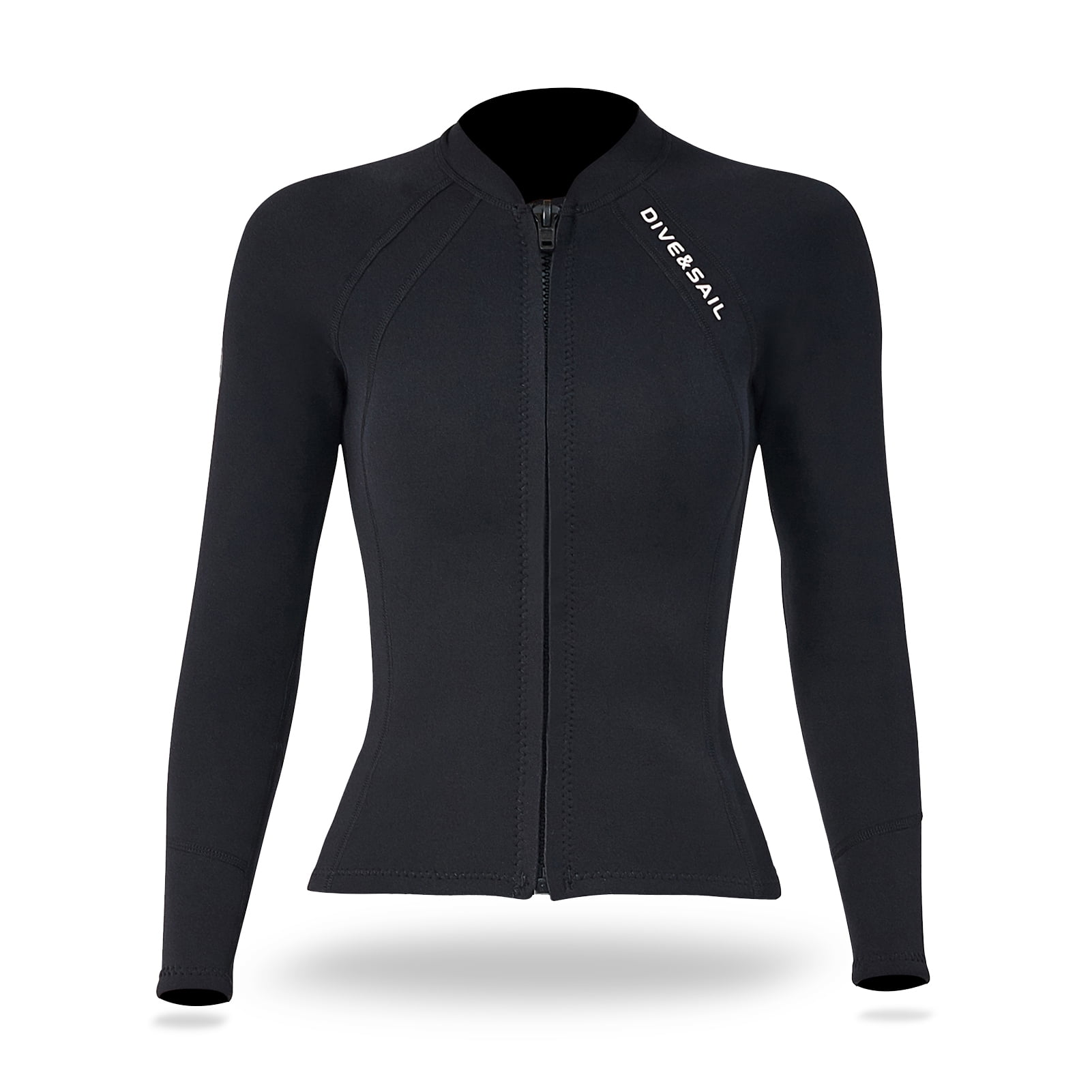 DIVE & SAIL 2mm Neoprene Men Women Diving with Front Zipper Wetsuits ...