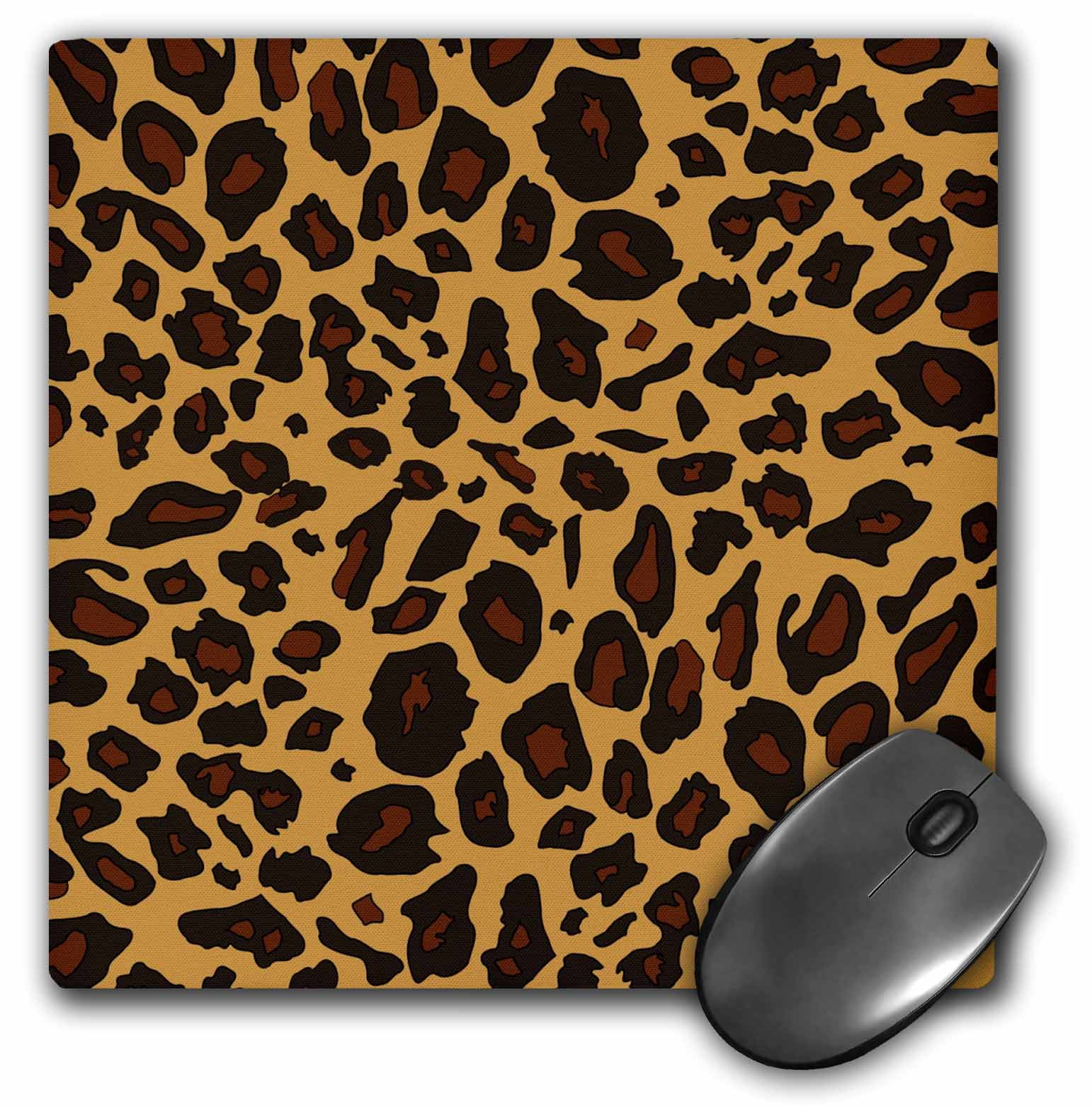 3dRose Leopard Print - cheetah spots - beige brown animal skin pattern ...