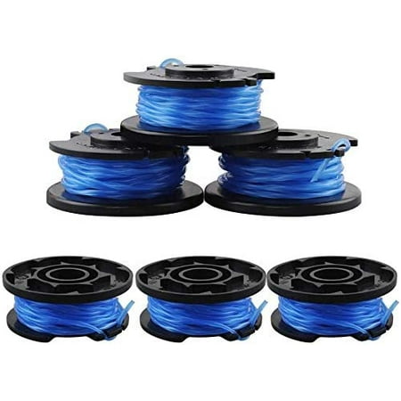 6 Pack String Trimmer Spool, Replacement Trimmer Spool 1.65mm Trimmer ...