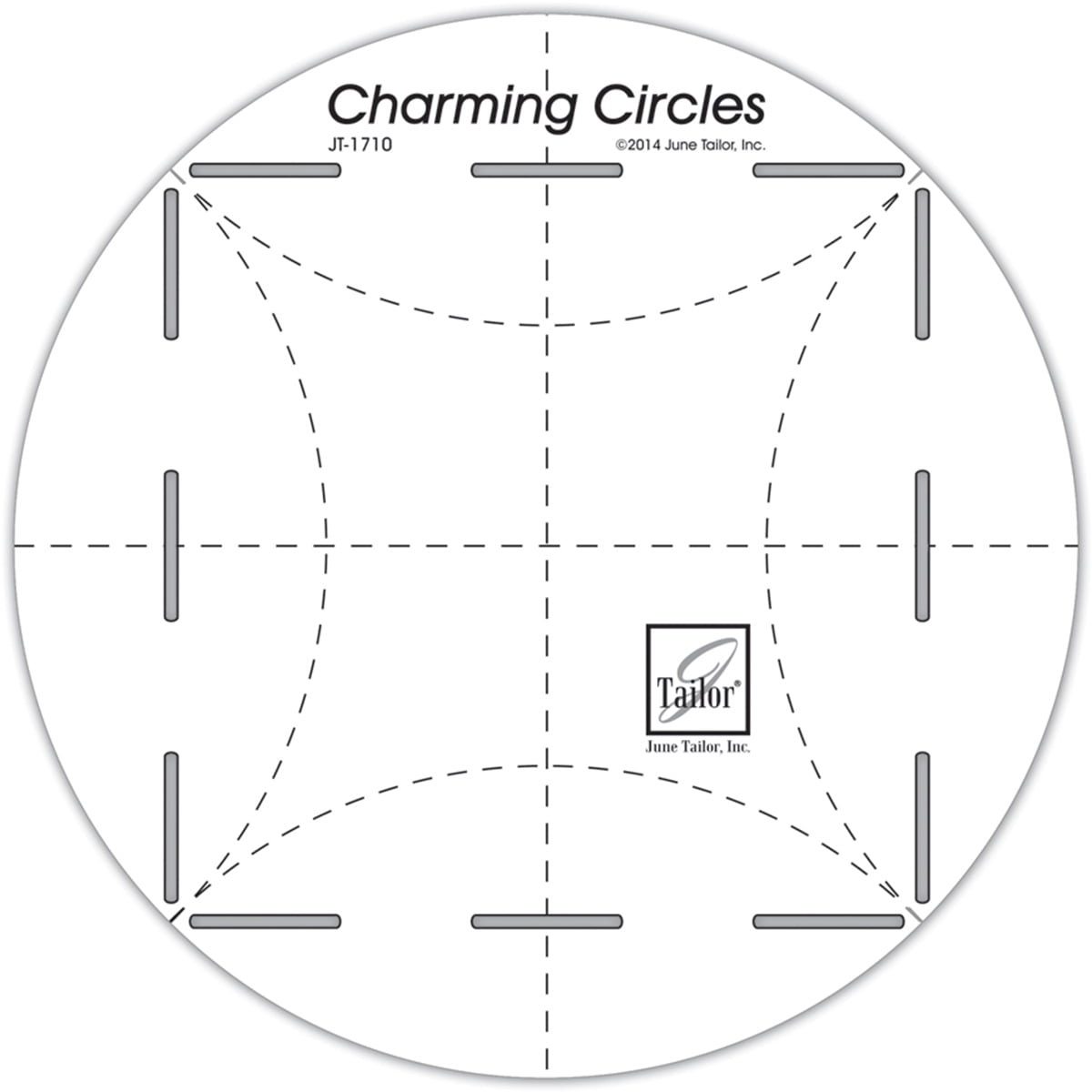 June Tailor 7" Charming Circles Quilt Ruler - Walmart.com