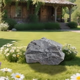Artificial Landscape Rock Cover - Lightweight Rock Well Pump Cover for ...