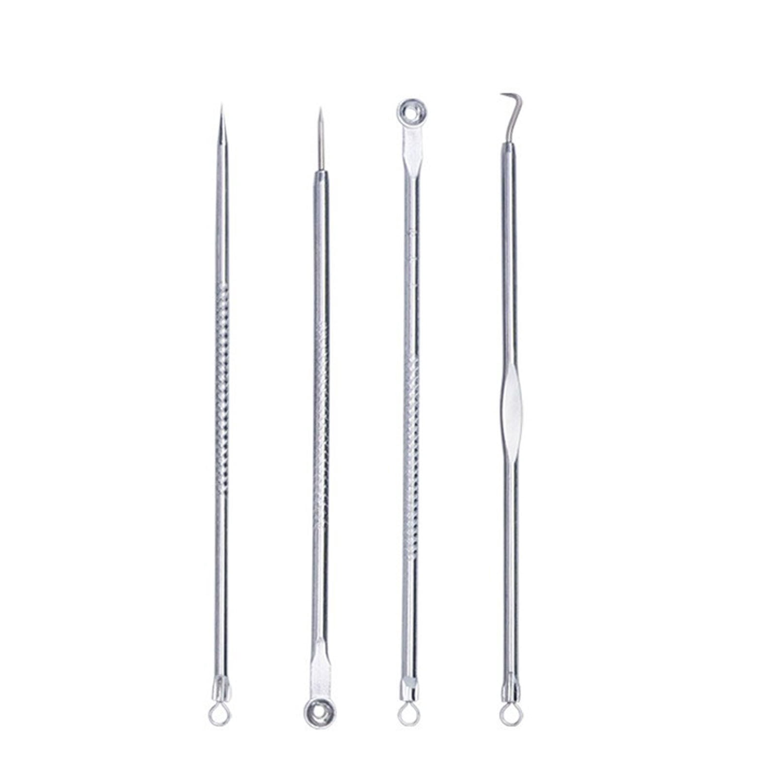 Four In One Blackhead Remover Stainless Steel Ingrown Hair Removal Kit ...