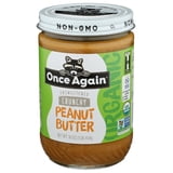 (Pack of 6), Once Again Organic Crunchy Peanut Butter, 16 oz - Walmart.com