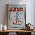 SHIRVA United States Patriotic Poster 250th Anniversary, 250 Years of ...