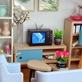 SSKFHGI Miniature 112 Vintage TV Mini Television Set Furniture ...
