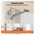 Door Closer Automatic Hydraulic 150lbs, Adjustable Door Closer ...