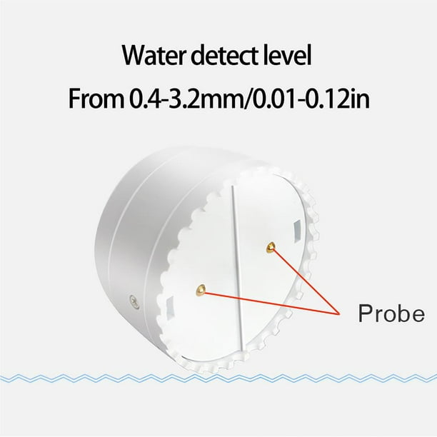 WiFi Water Leak Detector with Sensitive Probe Smart Water Leak Sensor ...