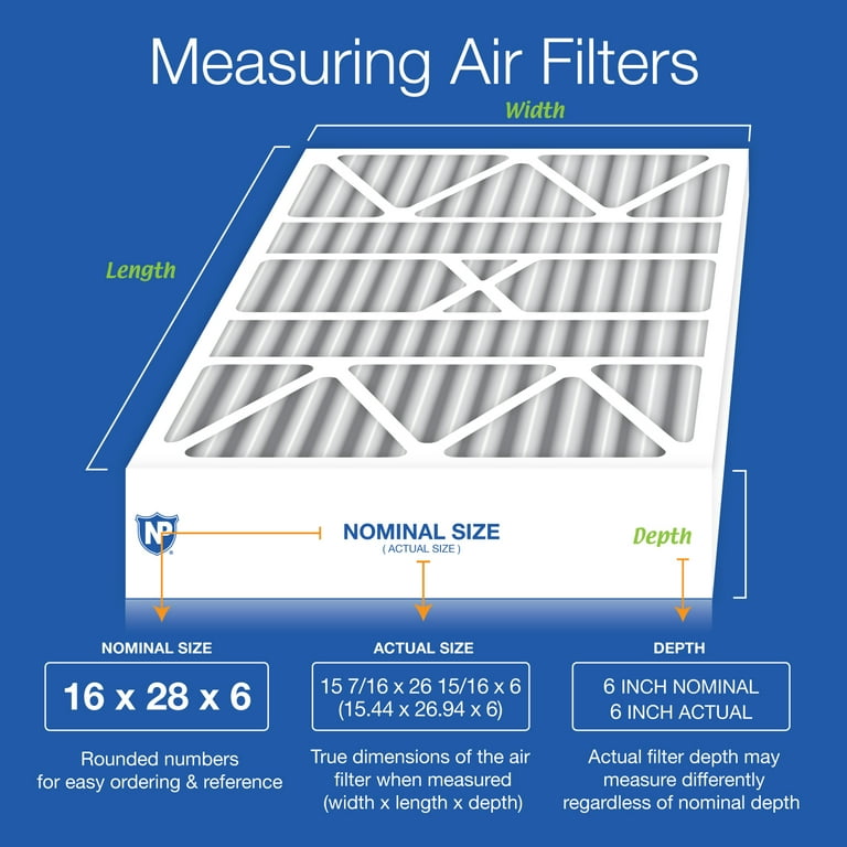 16x28x6 Aprilaire Space Gard 2400 Replacement Air Filter MERV 13 Carbon 1 Pack Walmart