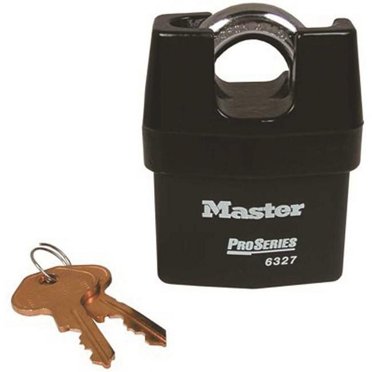 Master Lock Solid Steel 64 mm (2-1/ 2in) Padlock with Key, 24mm (15/16 ...