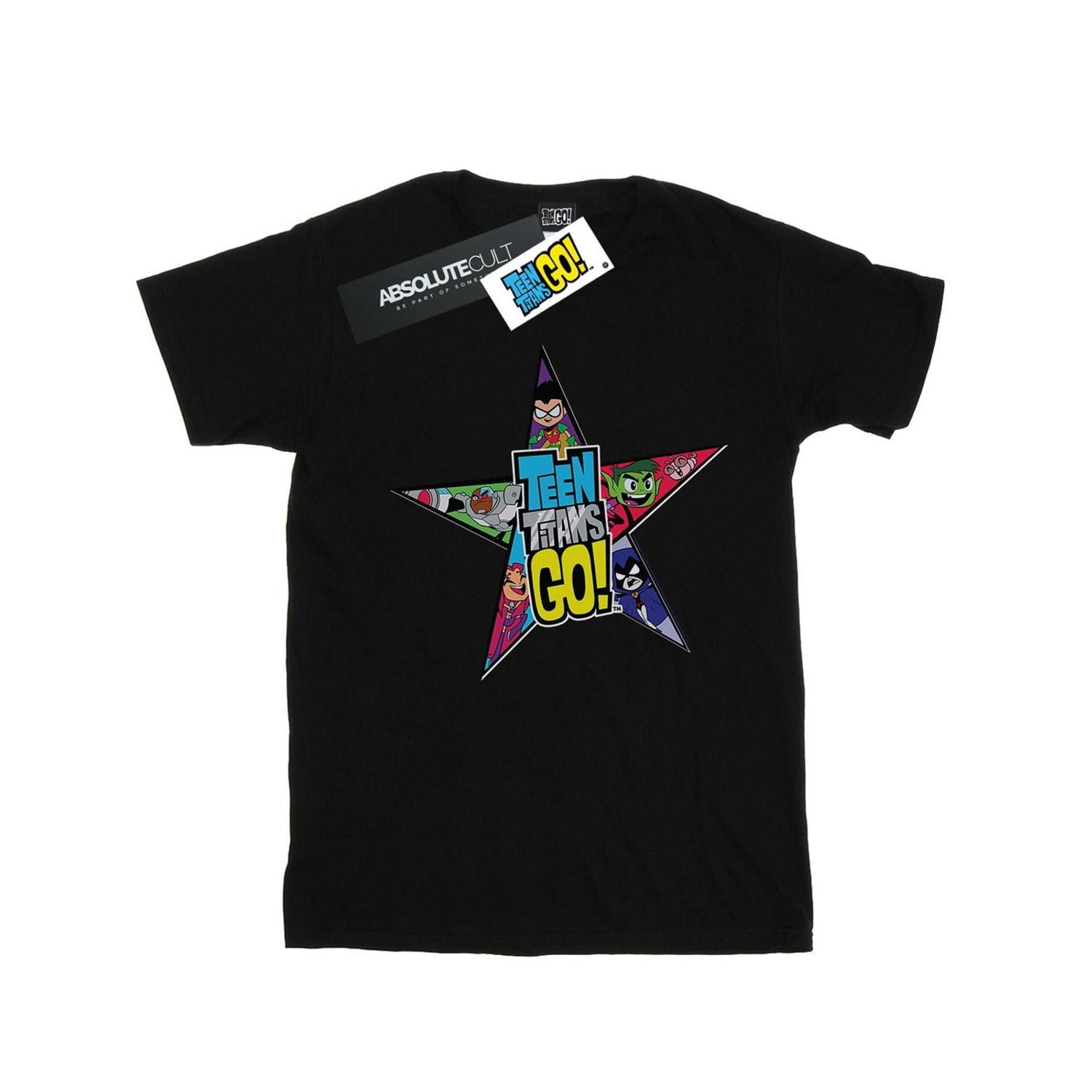 Click here for Dc Comics Boys Teen Titans Go Star Logo T-Shirt 12... prices