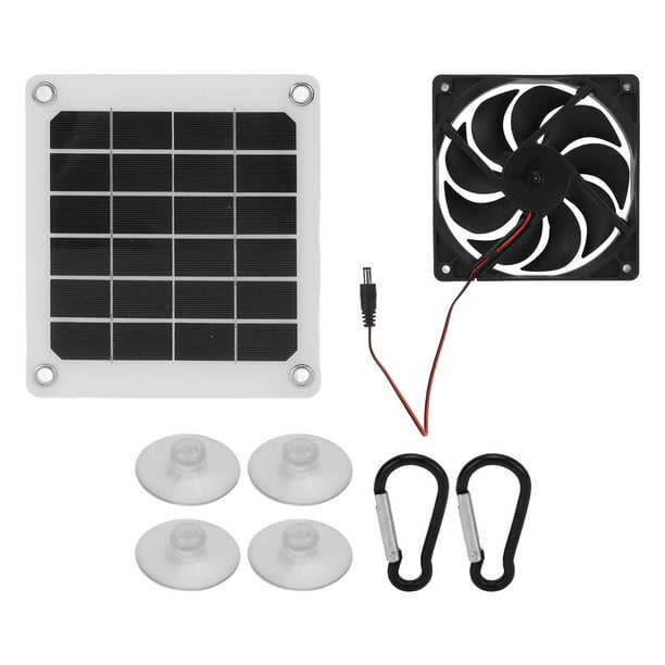 Solar Powered Cooling Fan,10W Solar Powered Exhaust Solar Ventilation ...