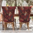 BZSMCE Chair Covers Set Home Decor Seat Back Cover Ruby Wings Pattern ...