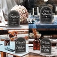 1 Set Acrylic Sign Table Number Holder For Wedding Seat Reservation ...