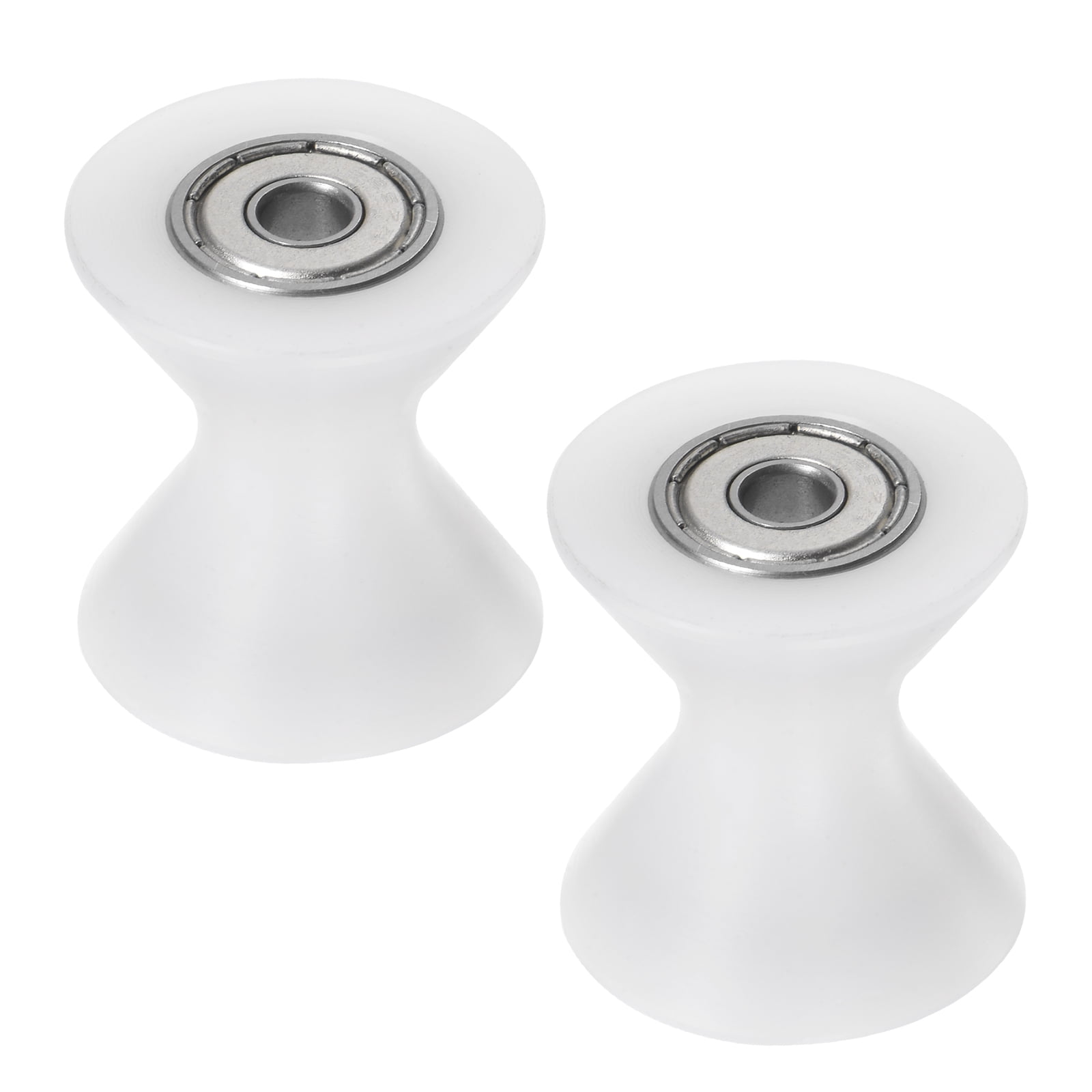 2 Pack U Type Groove Pulley Nylon Coated Roller Bearing 5x27.5x30mm U ...