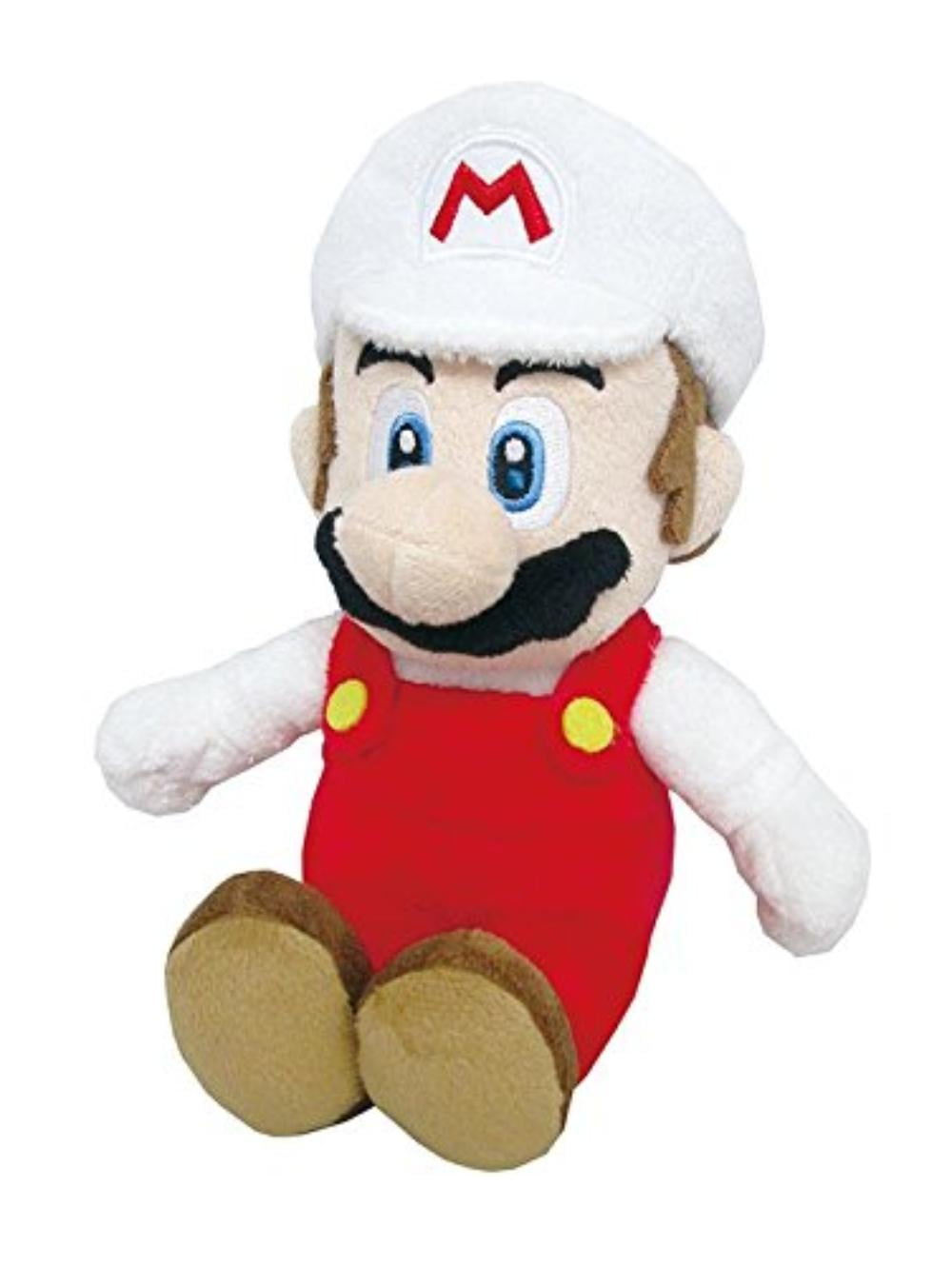Super Mario All Star Collection 1420 Fire Mario Stuffed Plush, 9.5 ...