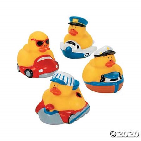 One Dozen (12 pc) Transportation Rubber Ducks | Walmart Canada