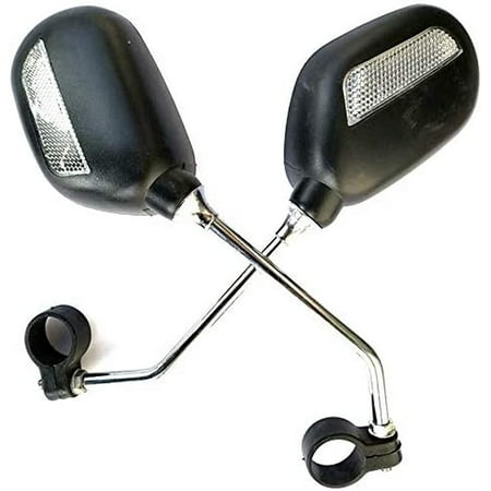 Mini Bike Mirrors Rear View Adjustable Handlebar Glasses Rotation 1 ...