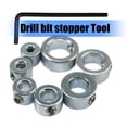 7 Sizes Carbon Steel Drill Guide Stop Collars Controller Set Precise ...