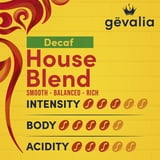 Gevalia Decaf House Blend Ground Coffee, Decaffeinated, 12 oz. Bag ...
