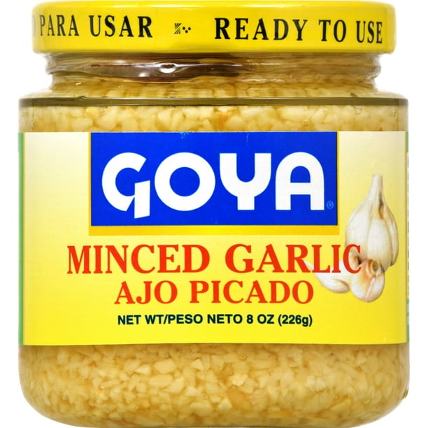 GOYA Minced Garlic 8 Oz - Walmart.com