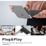 Surface Pro 9 Hub Docking Station Multi Port 6-in-2 with Thunerbolt4 ...