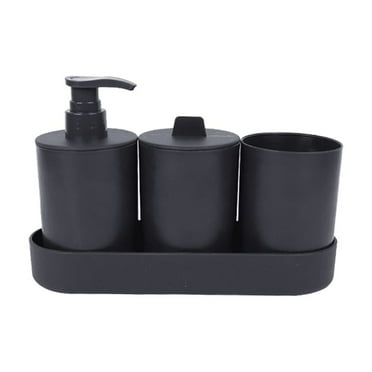 4 Piece Ceramic Bathroom Accessory Set, Toothbrush Holder, Soap ...