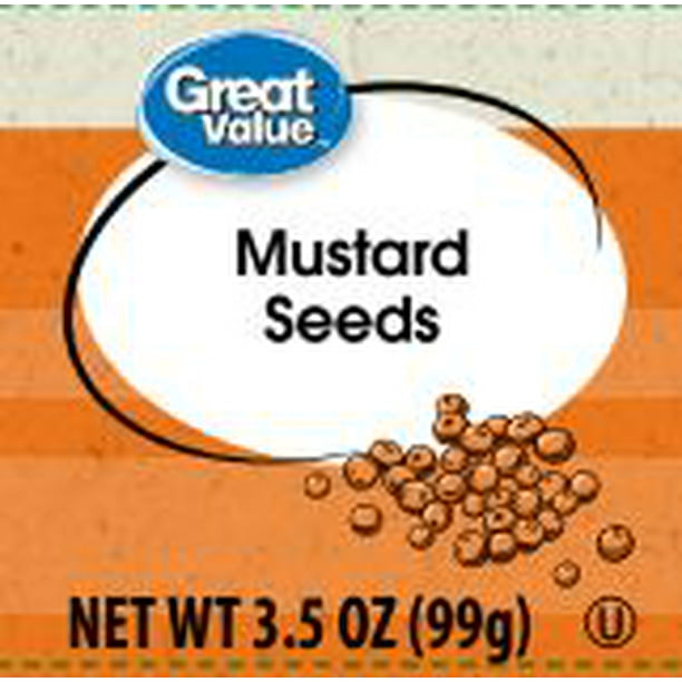 Great Value Mustard Seeds, 3.5 oz - Walmart.com
