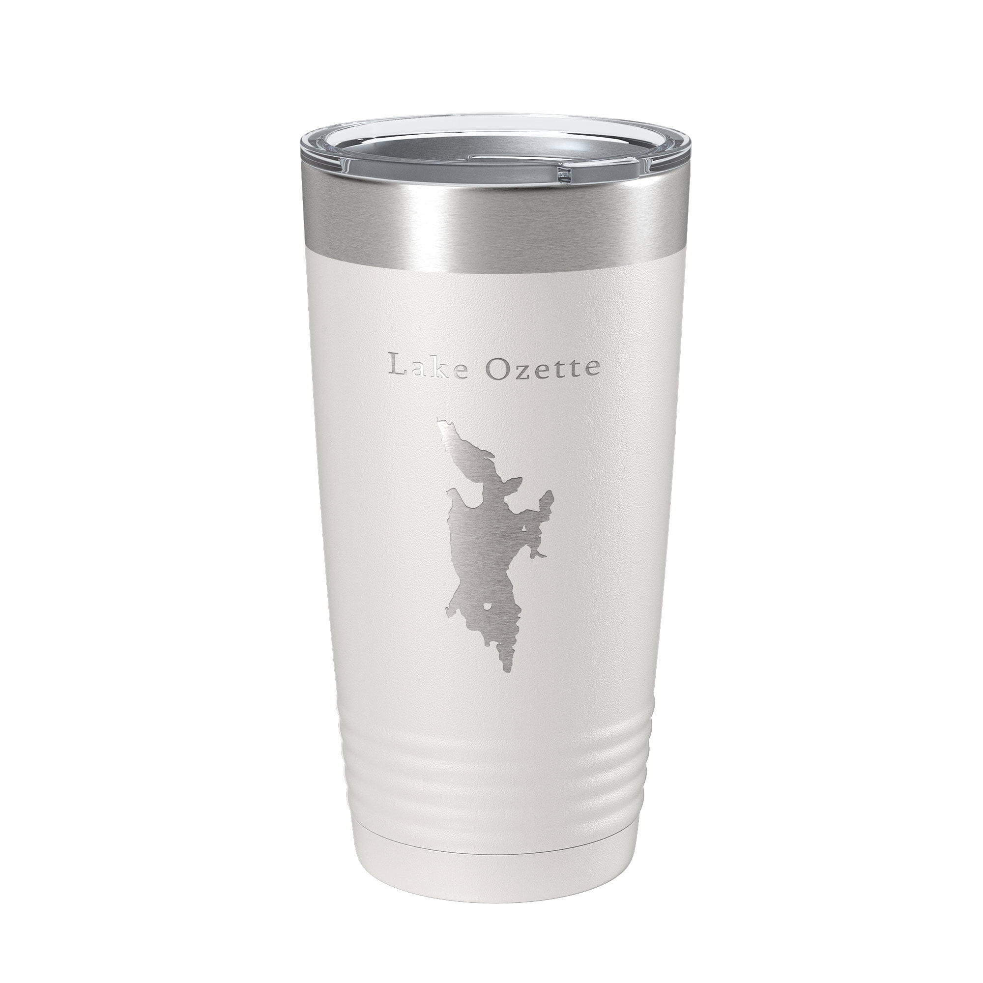 Lake Ozette Map Tumbler Travel Mug Insulated Laser Engraved Coffee Cup ...