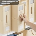 Bed Sheet Organizers and Storage 8 Pack, Foldable Linen Closet ...