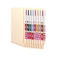 AlphaZ Color-Coded First Letter Combo Alpha Labels A/N, 1.16 x 3.63 ...