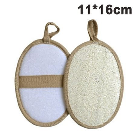 Premium Exfoliating Loofah Pad Body Scrubber, Made with Natural Shower ...