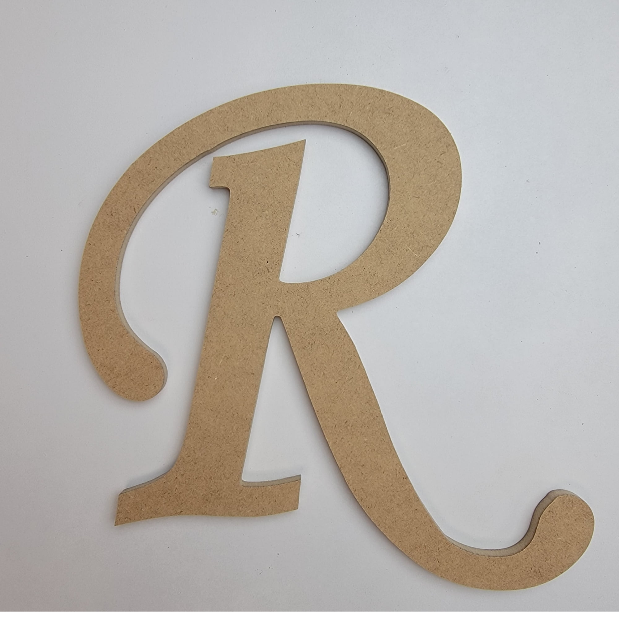 Build-A-Cross 6" Monotype R, Wall Letter Unpainted Craft - Walmart.com