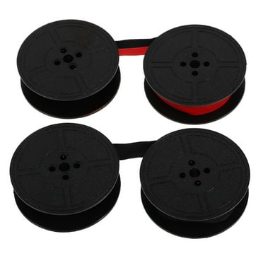 Universal Typewriter Ribbon - 1/2 Inch Black and Red Ink Twin Spool ...
