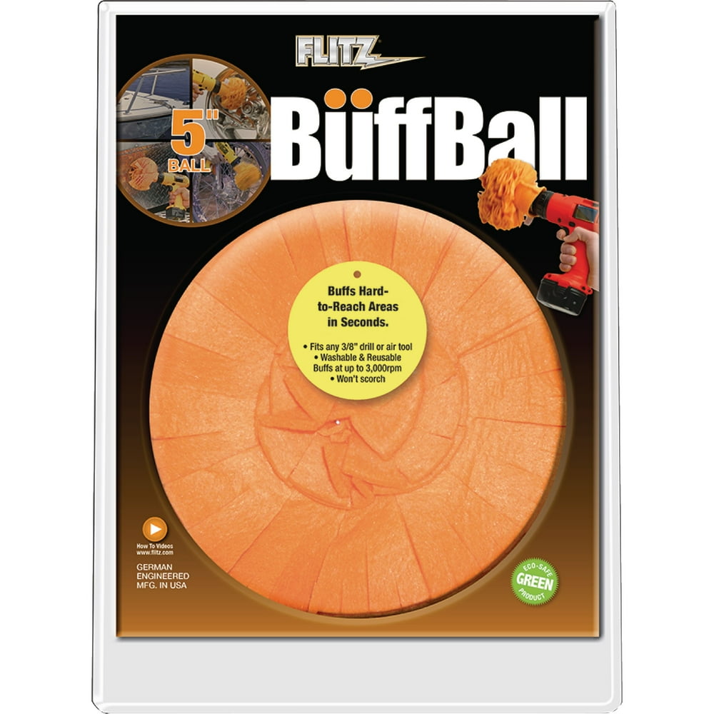 Flitz PB101 Large 5" Original Buff Ball - Walmart.com - Walmart.com