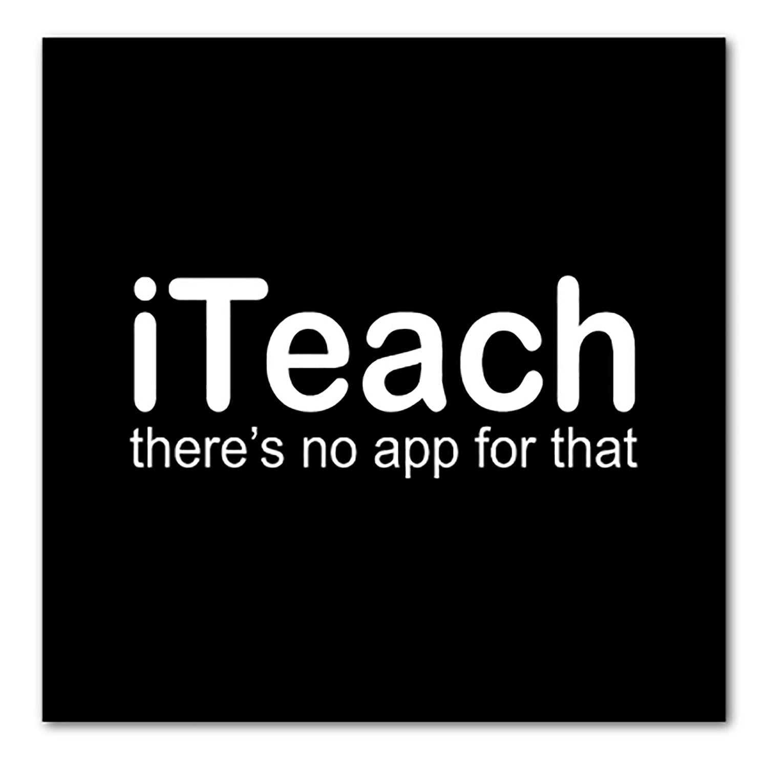 DistinctInk Custom Bumper Sticker - 10" x 10" Decorative Decal - Black ...