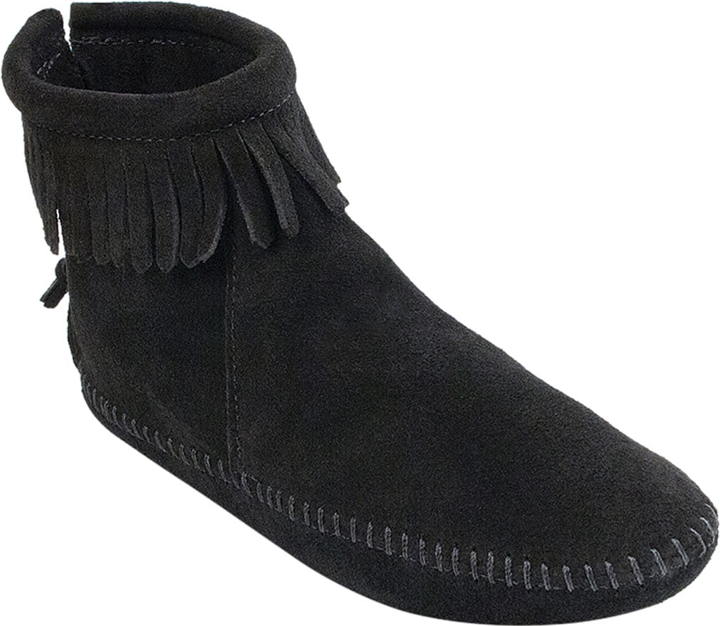 Women's Back Zipper Boot Softsole - Walmart.com