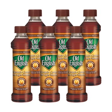 Old English Light Wood Scratch Cover, Liquid Polish for Furniture and ...