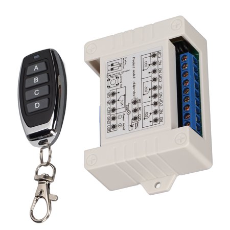 ANGGREK 4 Channel RF Switch,RF Switch For Electric Door,Wireless Remote ...