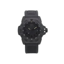 Luminox Navy Seal 45mm Carbon Black Dial Rubber Mens Quartz Watch XS ...